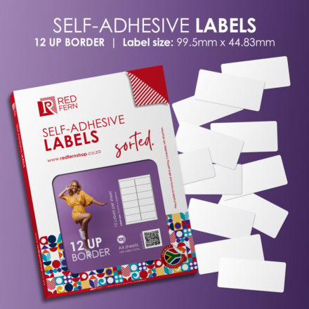 84 Labels Per Sheet - Redfern | South Africa