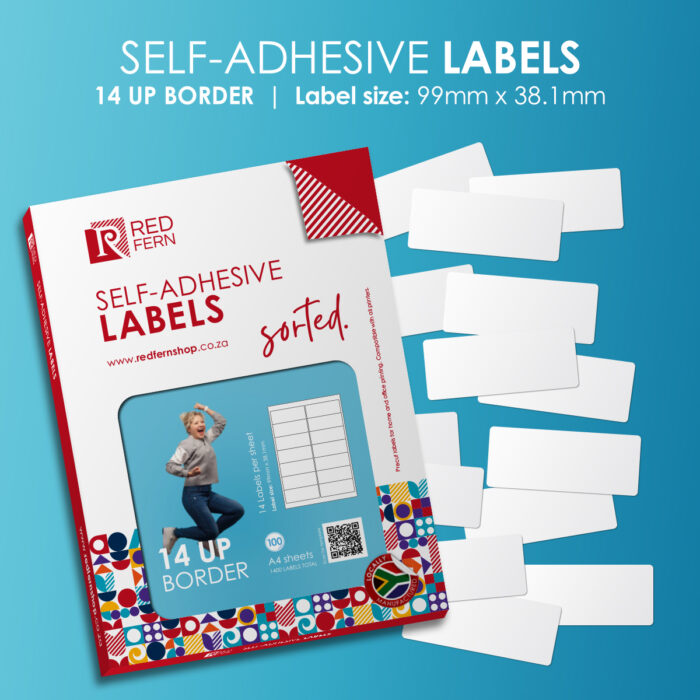 16UP Label Template (No Border) - Redfern | South Africa