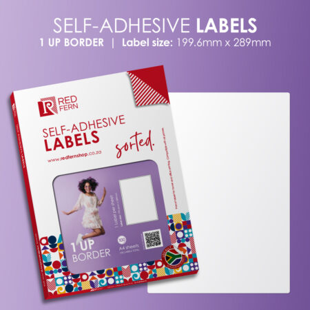 A4 Printable Labels Pack - Redfern | 1UP Self-Adhesive Label