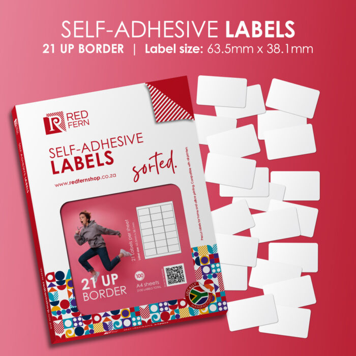24UP Bordered Label Template - Redfern | South Africa