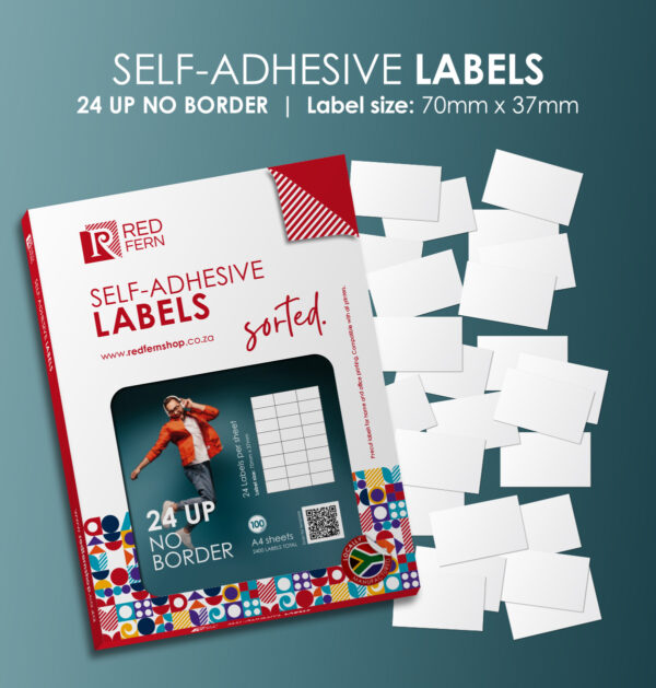 24up A4 Self-Adhesive Labels - Redfern | South Africa