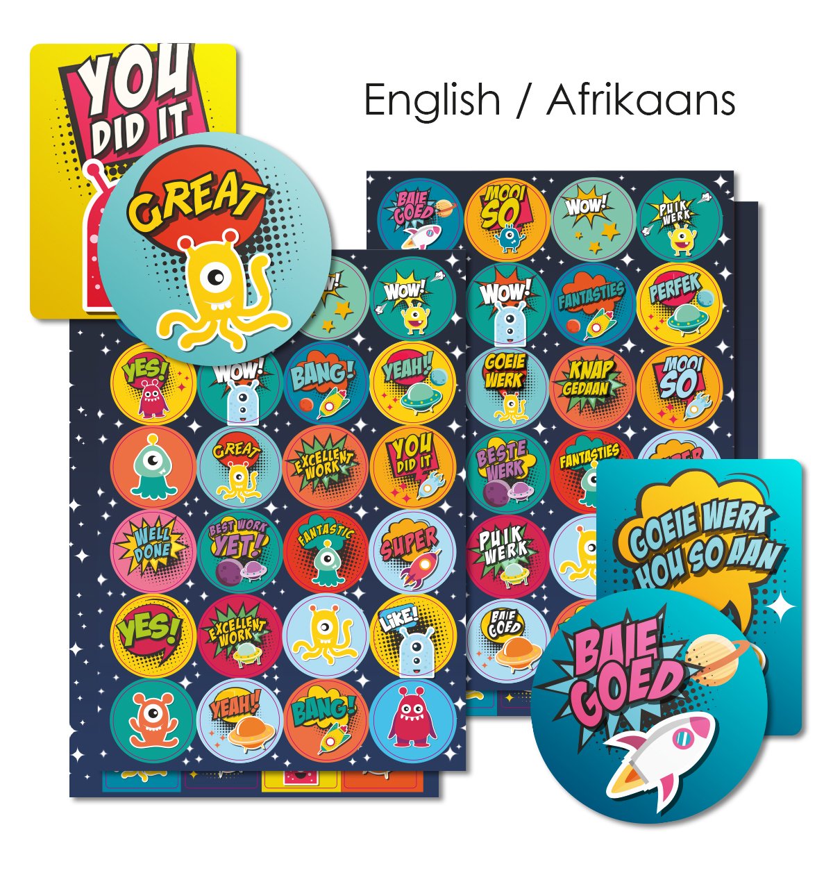 Space Reward Stickers - Redfern | South Africa