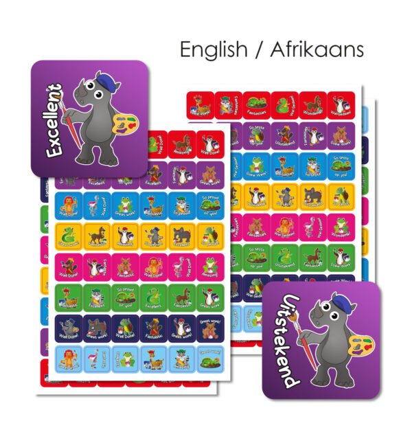 Arts & Crafts Animal Stickers | Redfern Labels | South Africa