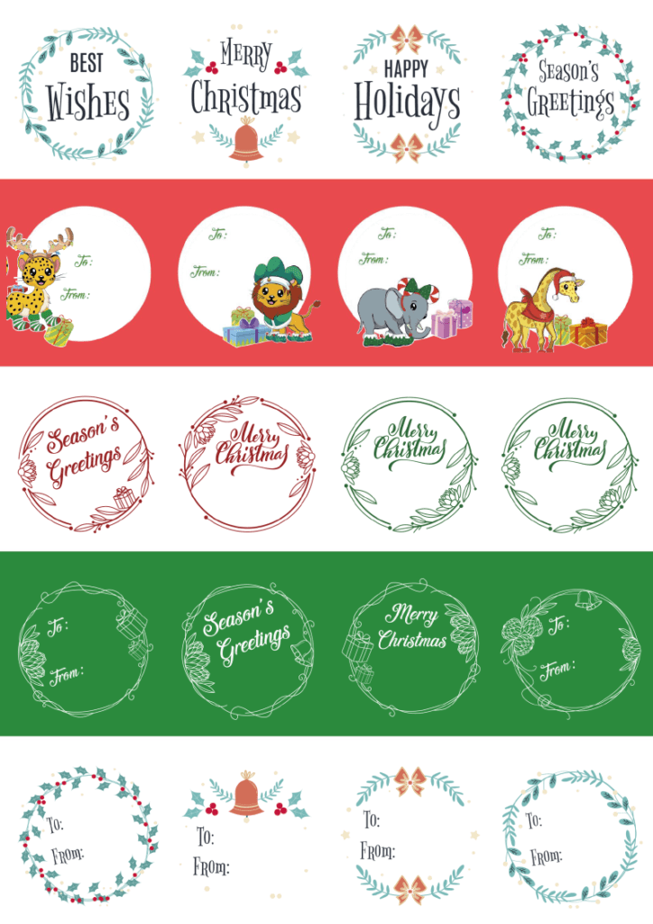 20UP Circle Christmas Template - Redfern | South Africa