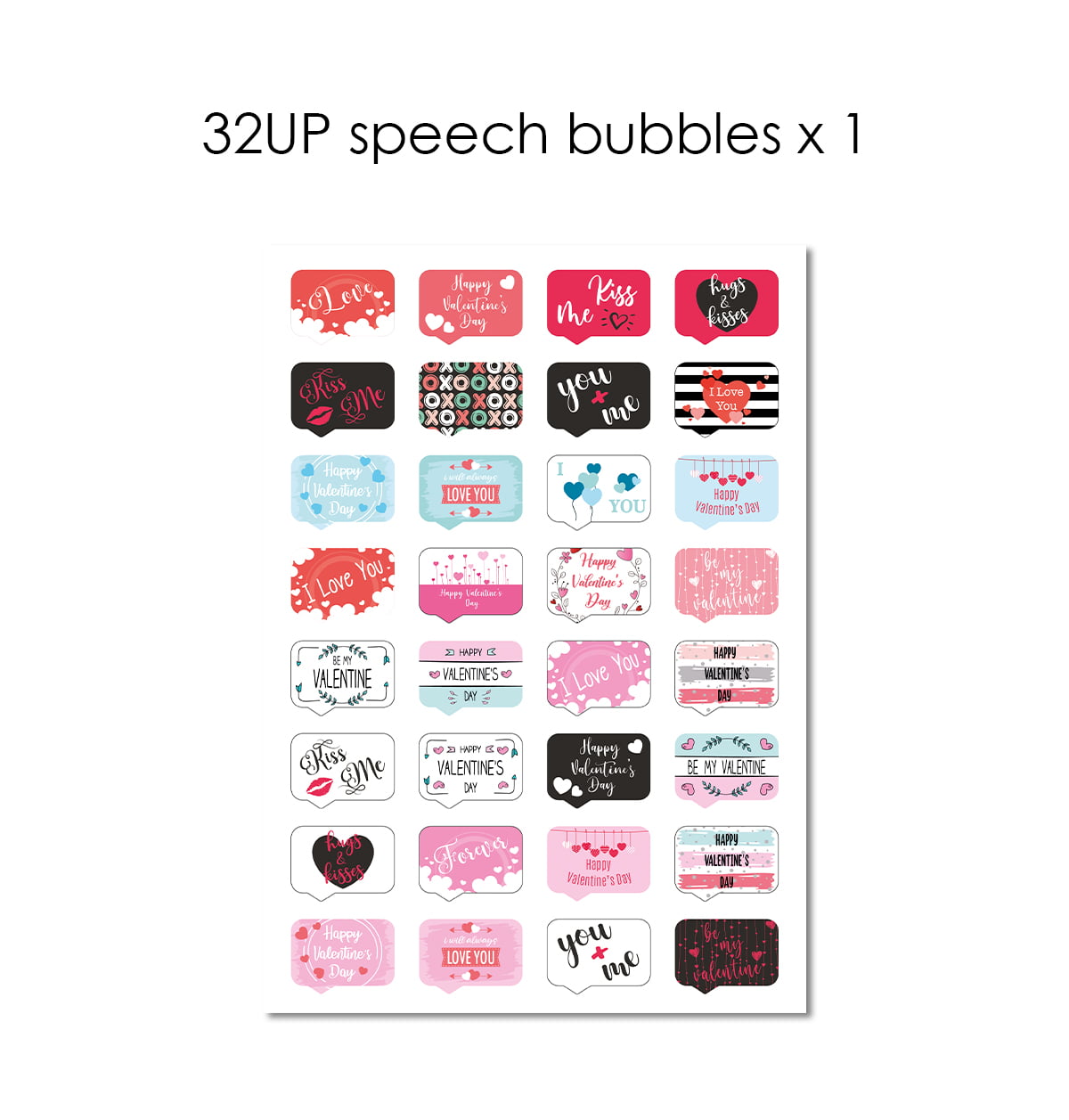 Valentine Gifting Self-Adhesive Label Pack - Redfern | South