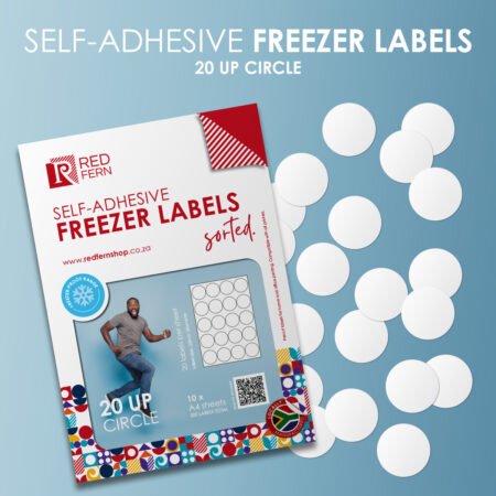 8UP Bordered Label Template | Redfern Labels | South Africa