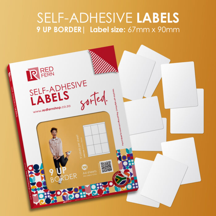 21UP Bordered Label Template - Redfern | South Africa